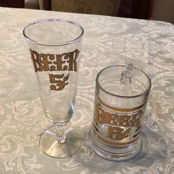 Dining Pilsner And Mug Matching Beer Glasses Poshmark